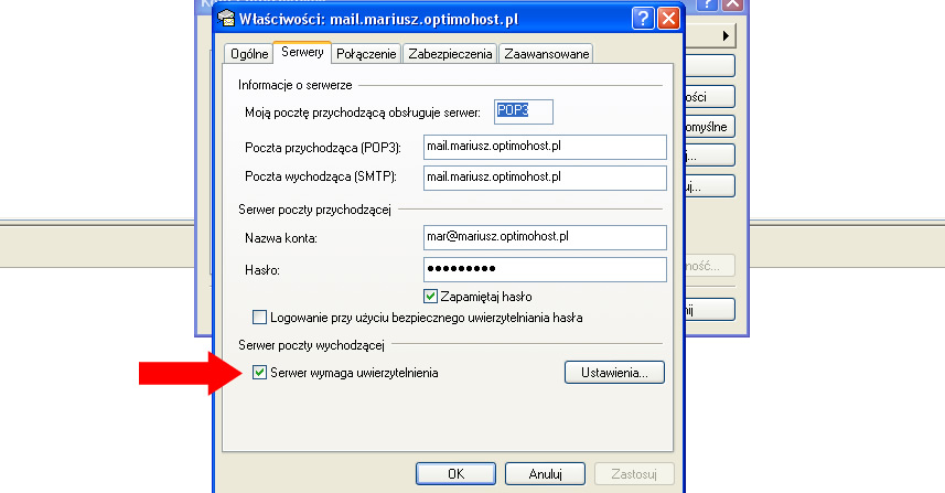 KONFIGURACJA KONTA POCZTY E-MAIL w programie Outlook Express